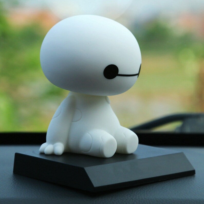 Car Ornaments Bobblehead Baymax Doll Toy Accessories Cartoon Auto ...