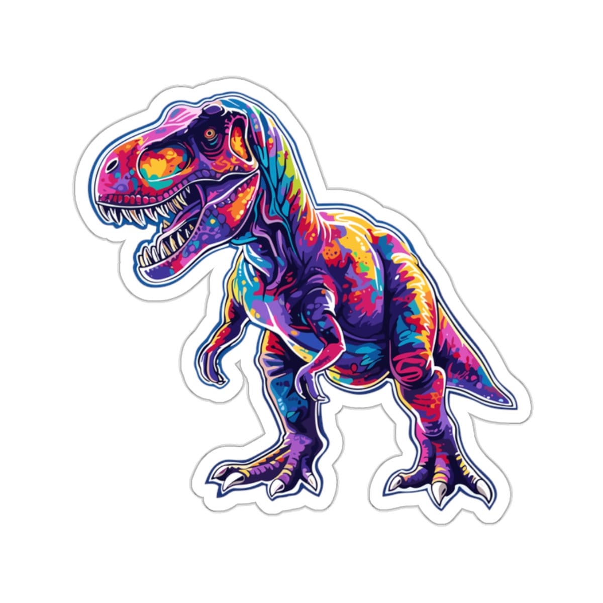 T-rex Dinosaur Vinyl Sticker, Waterproof, Outdoor Use, Vinyl Decal - Etsy