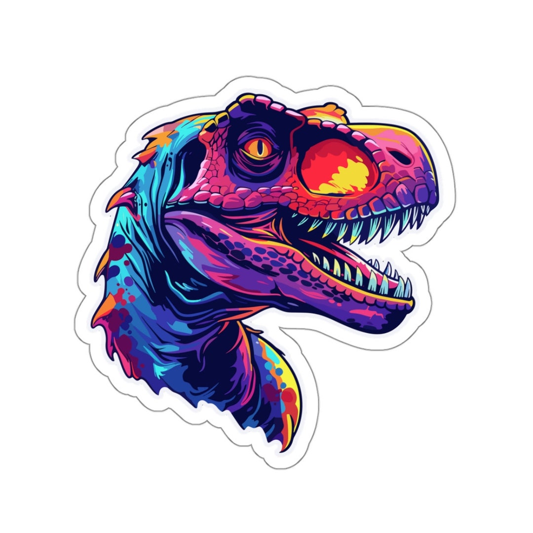 Raptor Dinosaur Vinyl Sticker, Waterproof, Outdoor Use, Vinyl Decal - Etsy