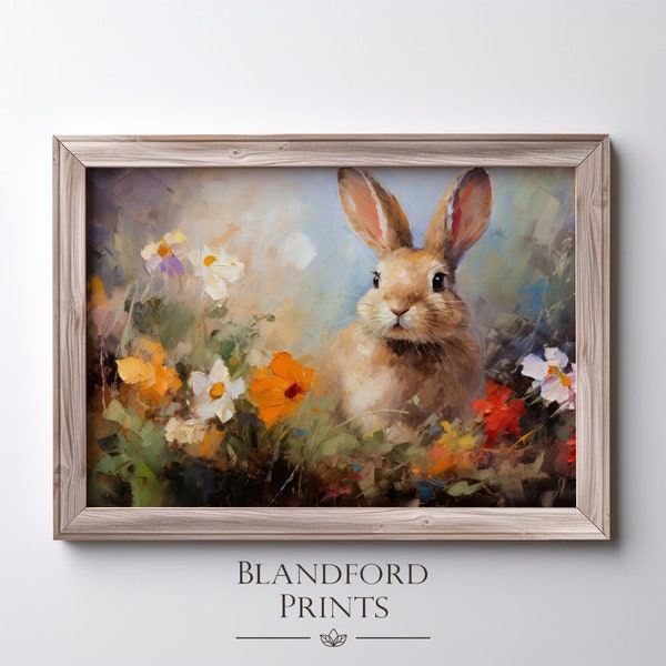 Bunny Print - Etsy