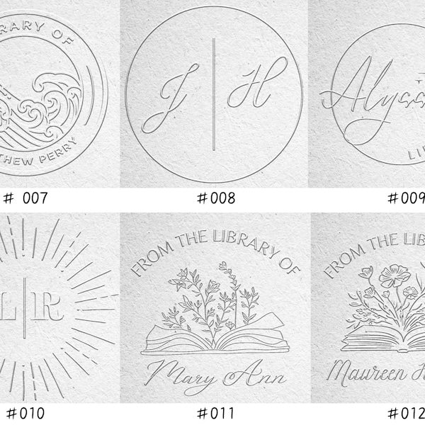 Custom Book Embosser Plate - Etsy