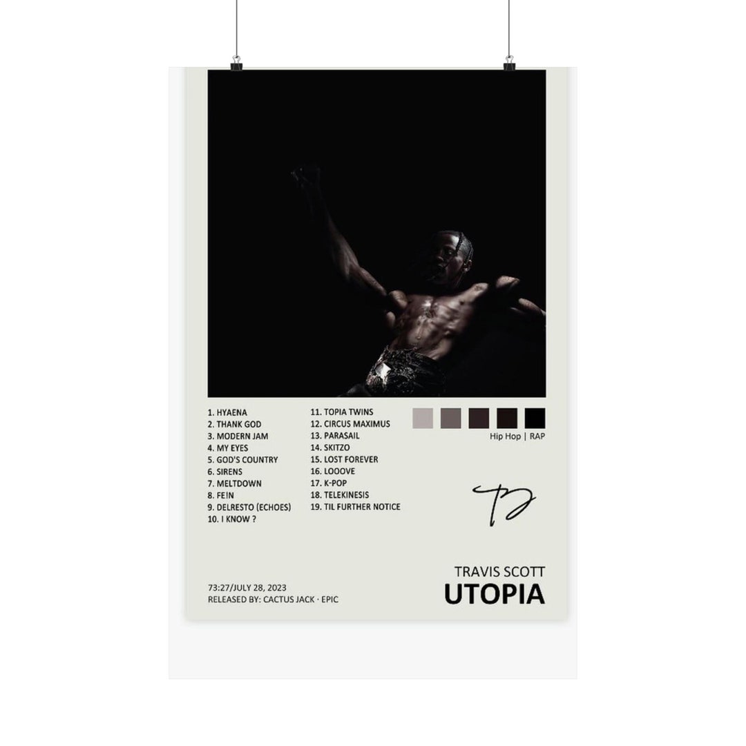 Travis Scott UTOPIA Poster - Etsy