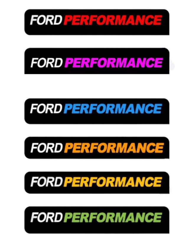 Ford Performance , RS and ST Light up Window Decal - Etsy UK