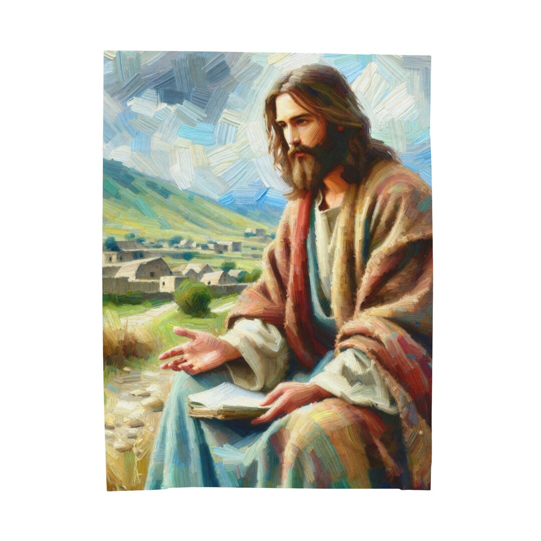 Christ the Savior Blanket - Jesus Blanket, Christian Blanket, Throw ...