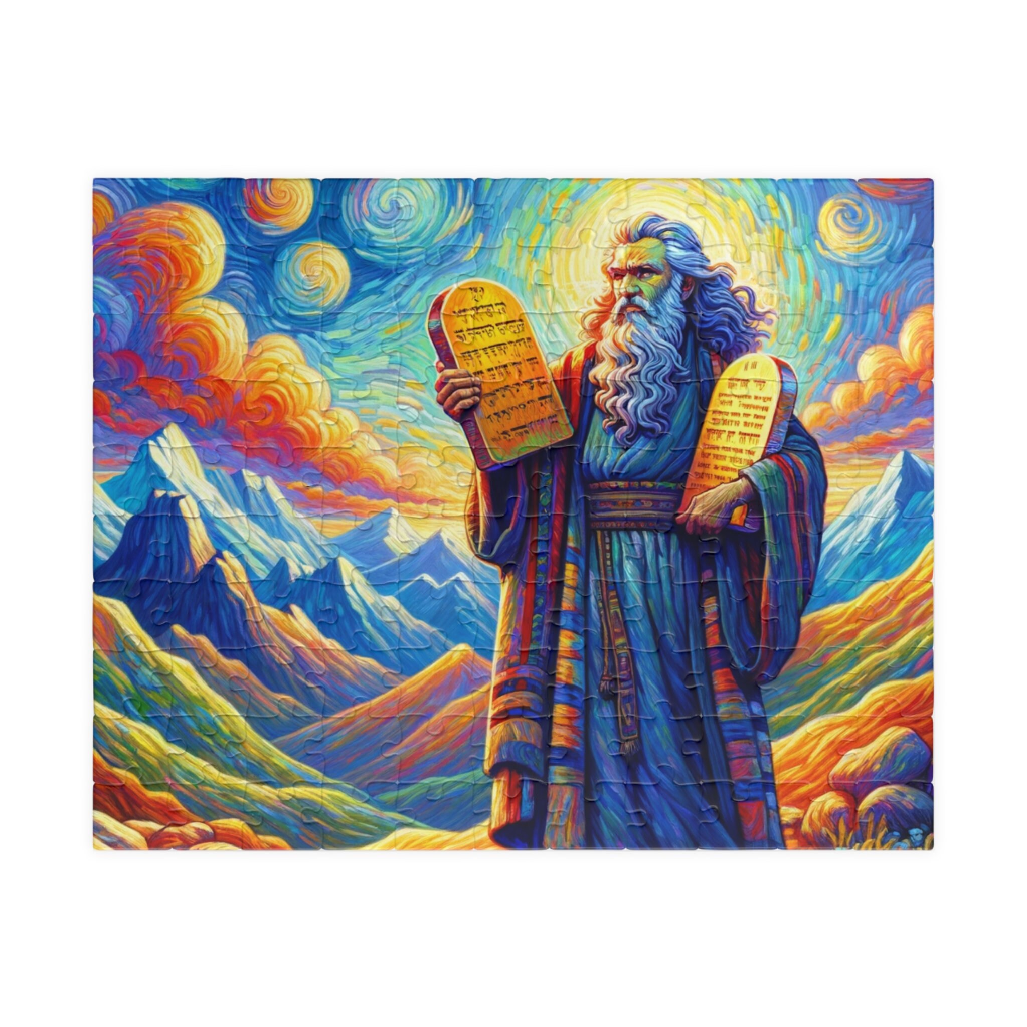 Moses and the Ten Commandments Puzzle, Easter Puzzle, Christ Puzzle ...