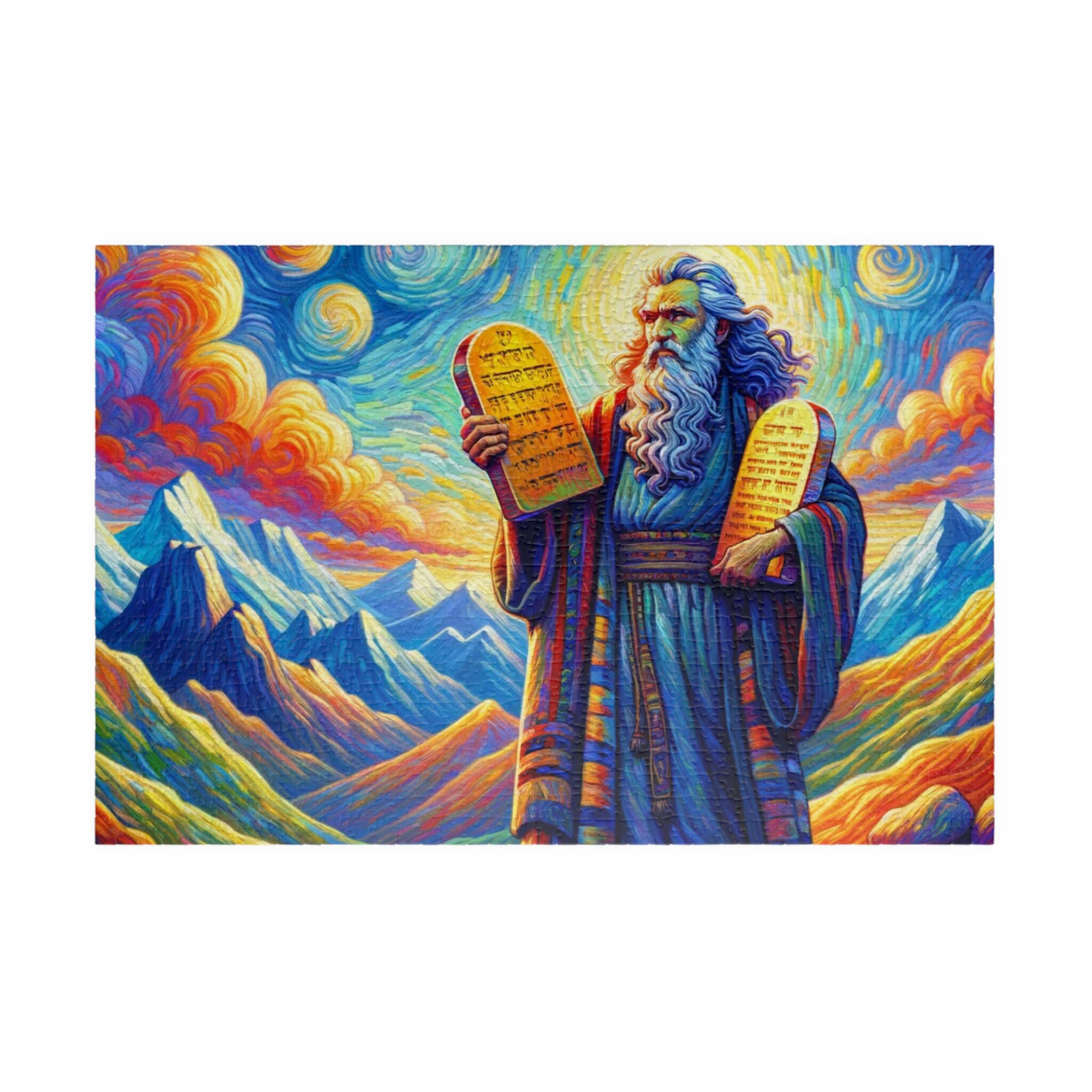 Moses and the Ten Commandments Puzzle, Easter Puzzle, Christ Puzzle ...