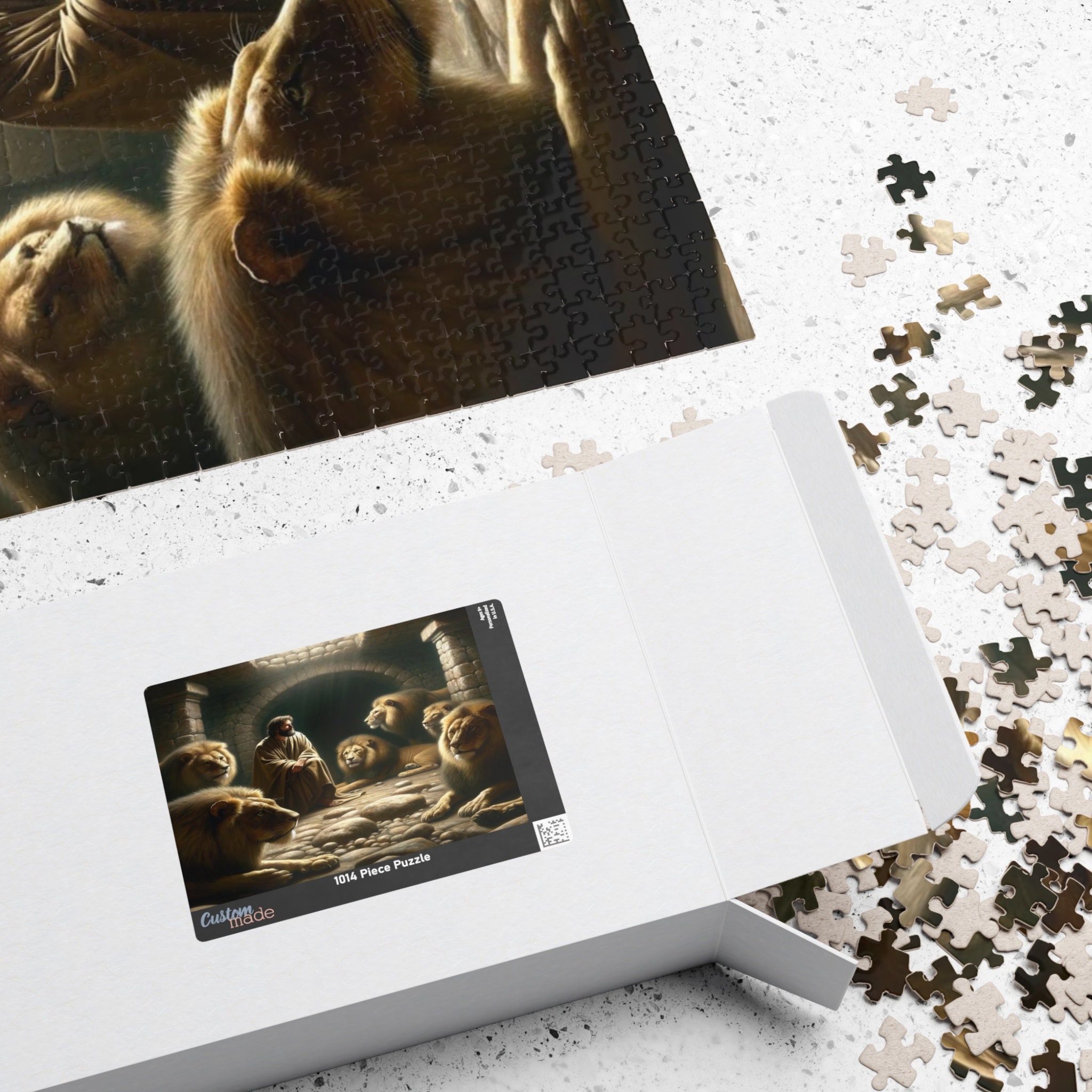 Daniel in the Lions Den Puzzle - Christ Puzzle, Bible Puzzle, Jesus ...