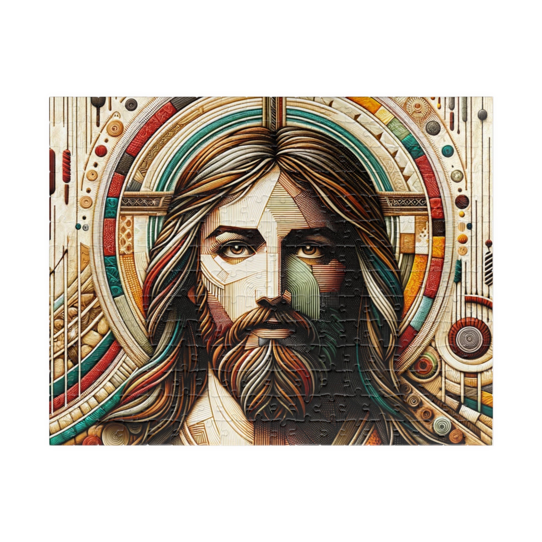 Jesus Christ Art Style Puzzle! Christ Puzzle, Bible Puzzle, Jesus ...