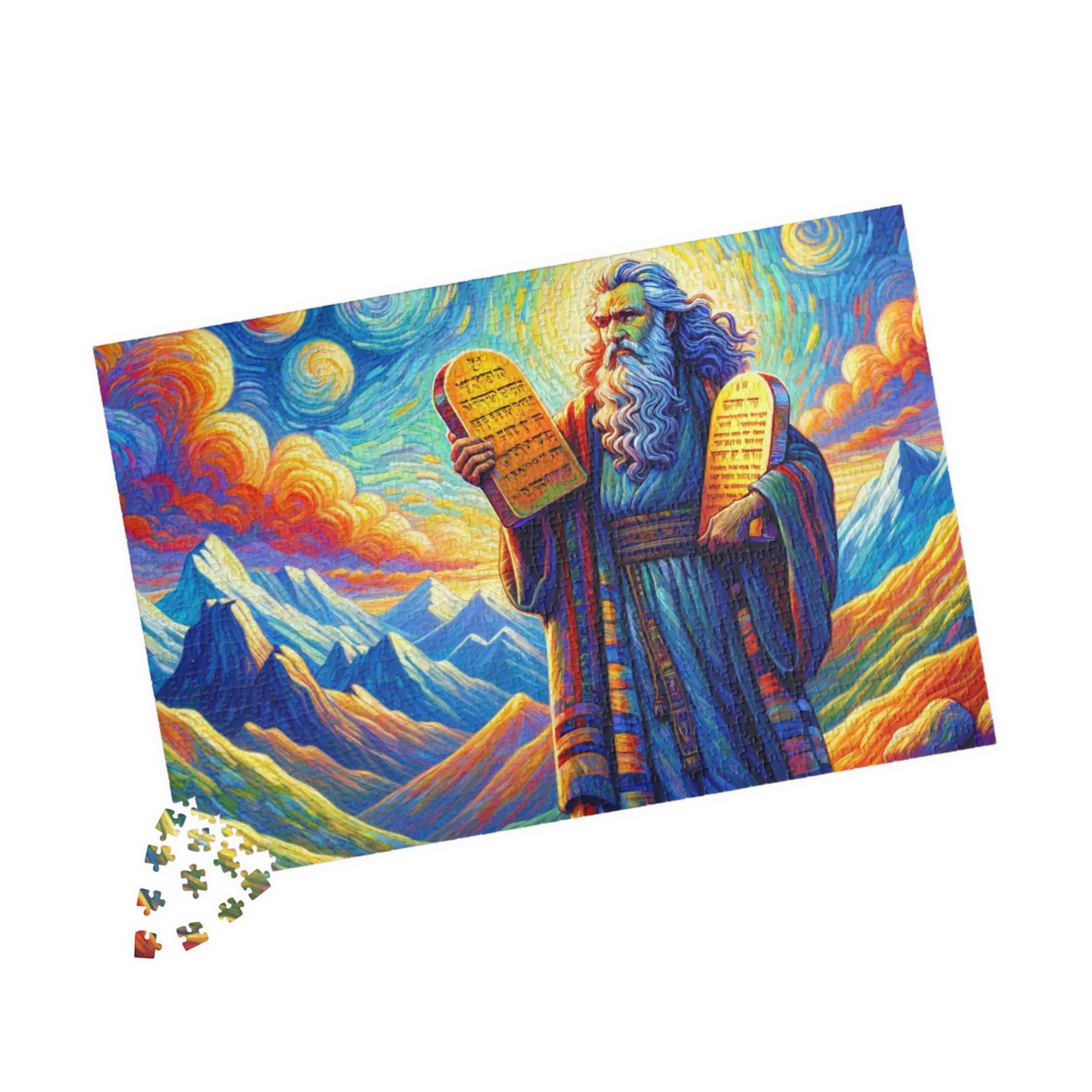 Moses and the Ten Commandments Puzzle, Easter Puzzle, Christ Puzzle ...