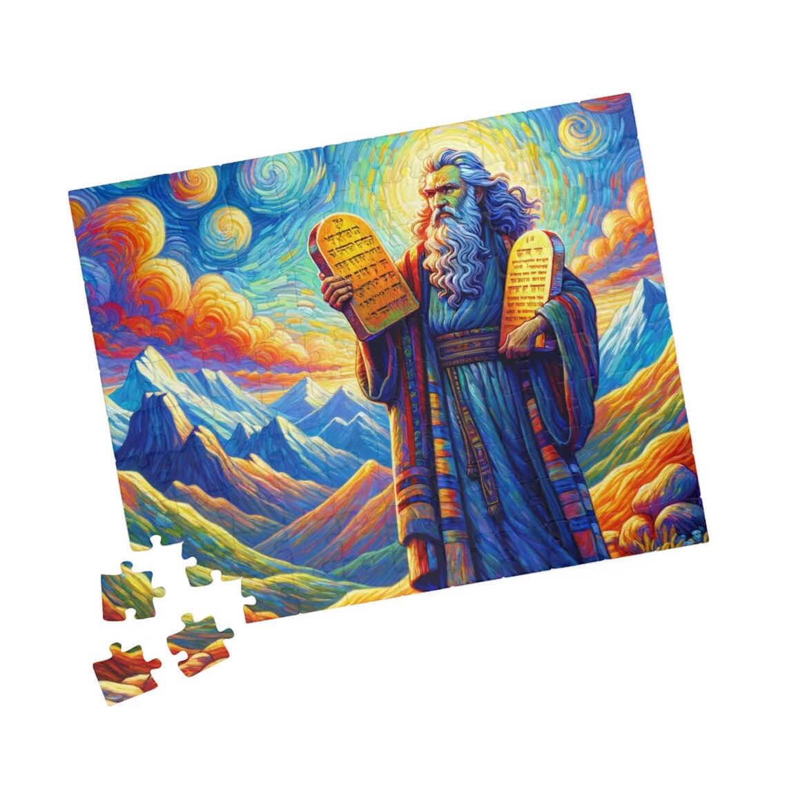 Moses and the Ten Commandments Puzzle, Easter Puzzle, Christ Puzzle ...