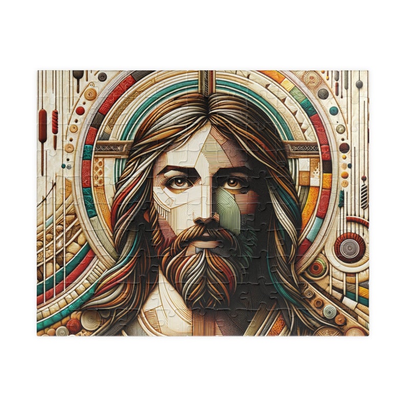 Jesus Christ Art Style Puzzle Christ Puzzle, Bible Puzzle, Jesus Puzzle ...