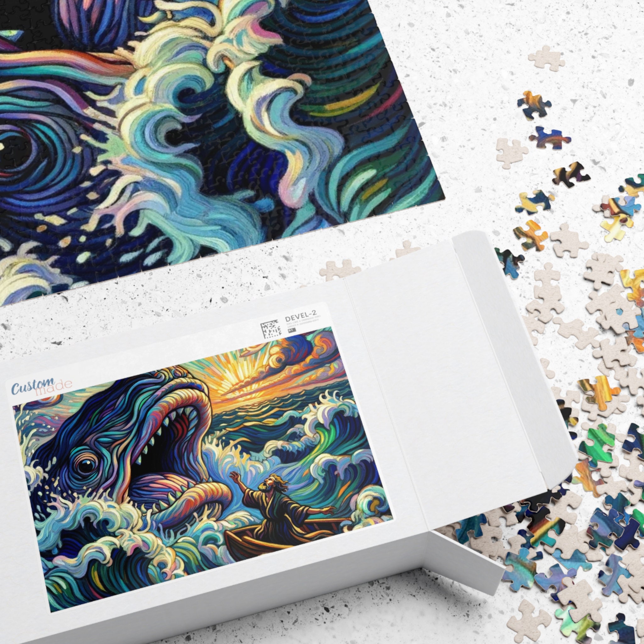 Miraculous Jonah and the Whale Puzzle Easter Fun, Christian Toy, Faith ...