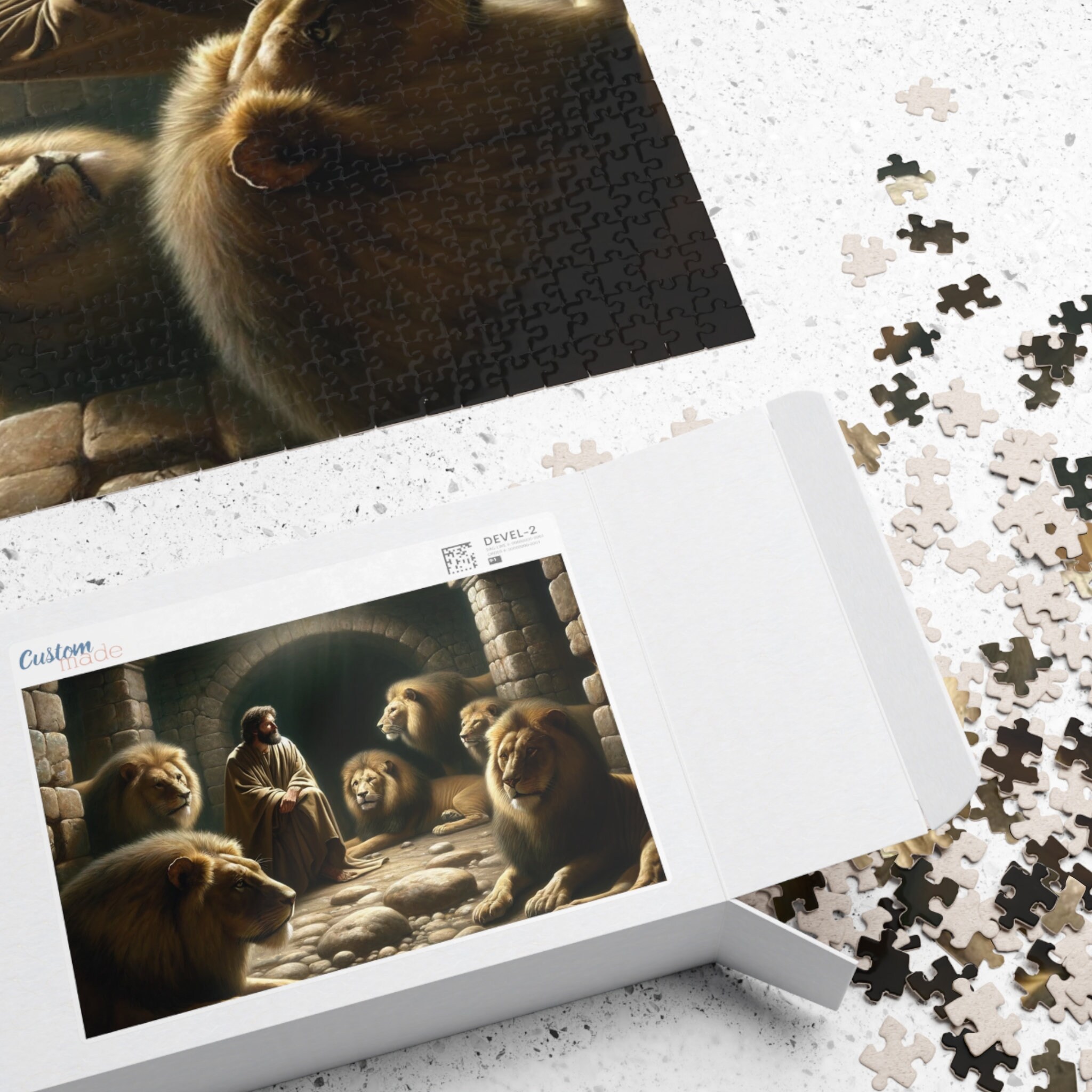 Daniel in the Lions Den Puzzle Christ Puzzle, Bible Puzzle, Jesus ...