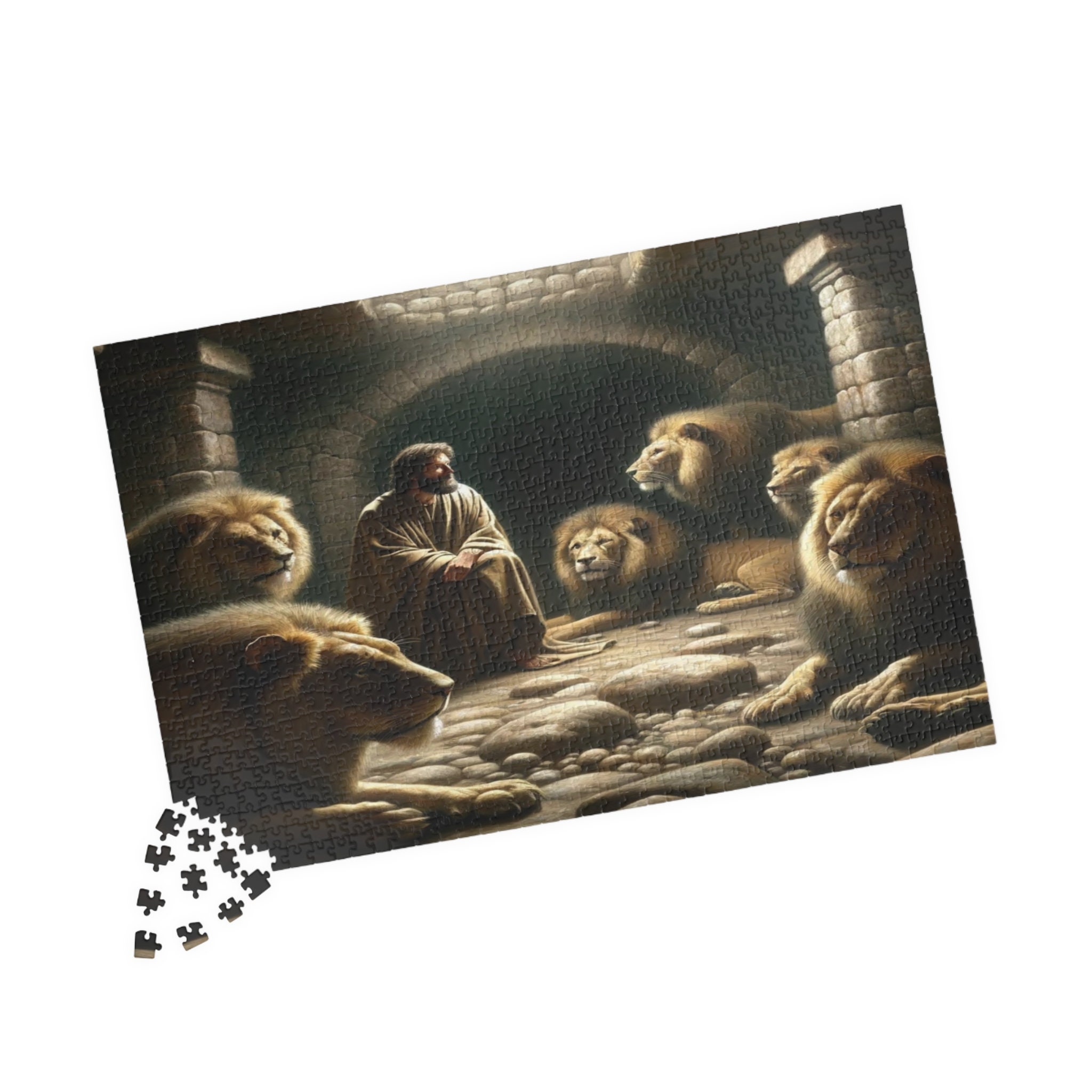Daniel in the Lions Den Puzzle - Christ Puzzle, Bible Puzzle, Jesus ...