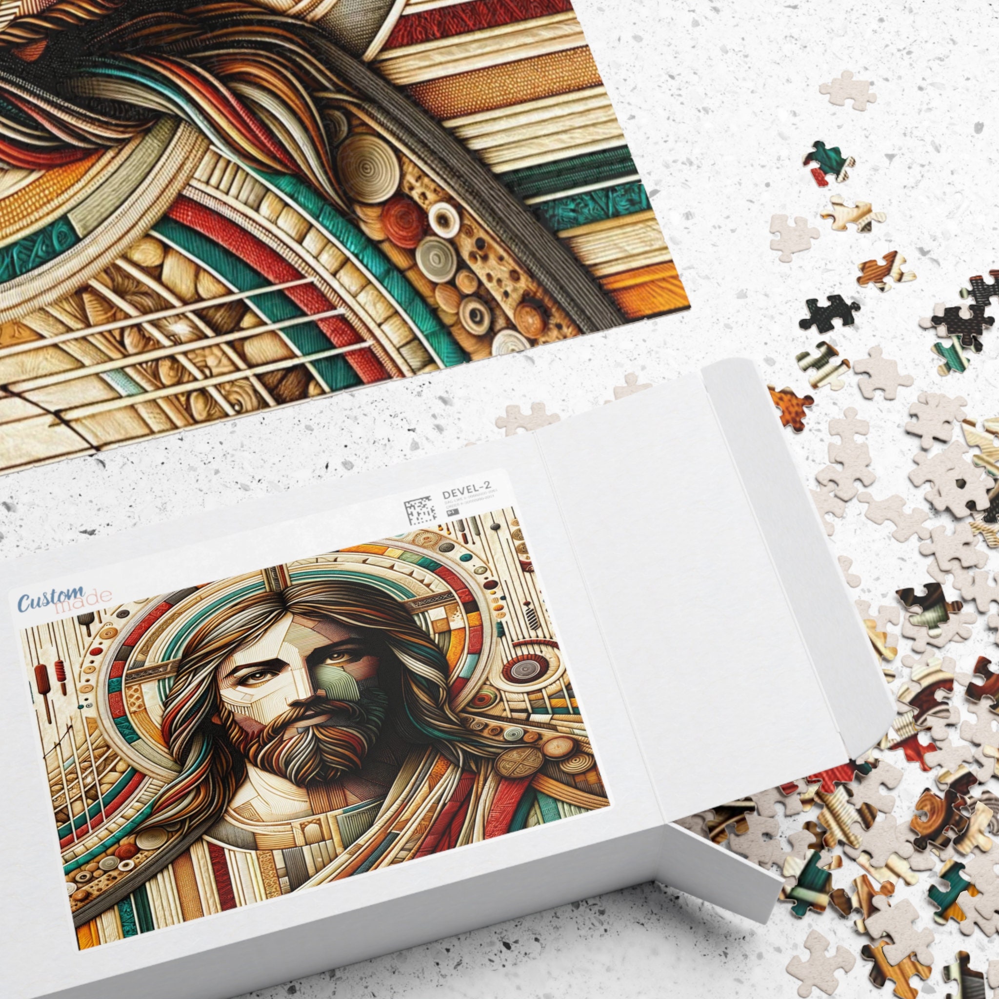 Jesus Christ Art Style Puzzle! Christ Puzzle, Bible Puzzle, Jesus ...