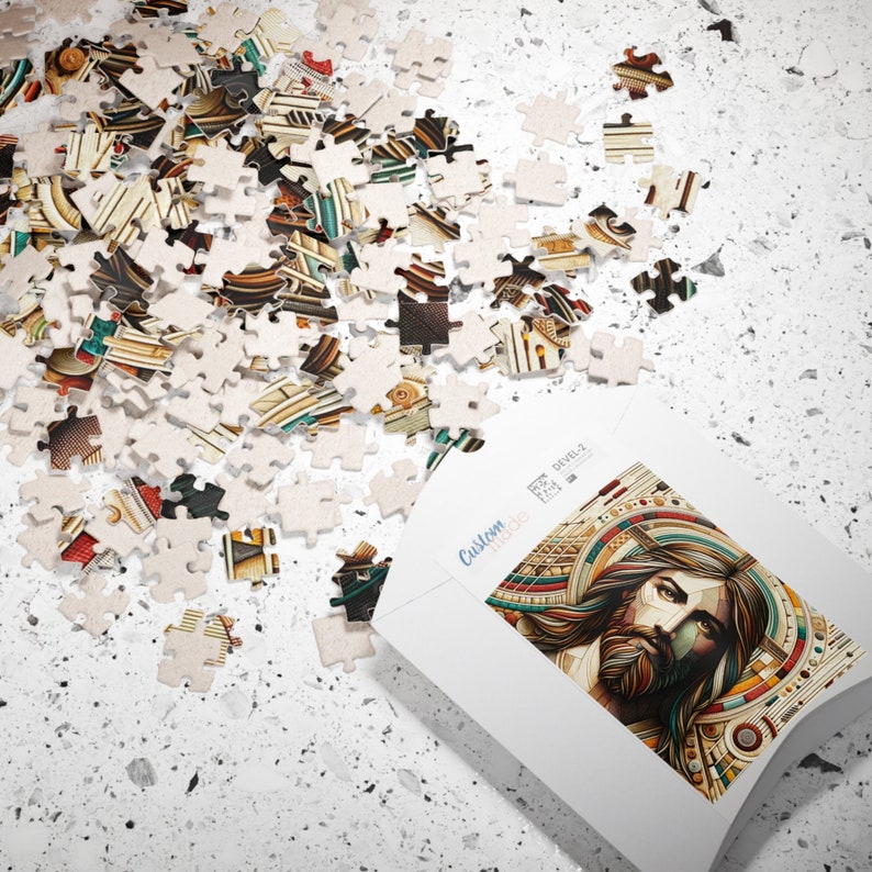 Jesus Christ Art Style Puzzle! Christ Puzzle, Bible Puzzle, Jesus ...