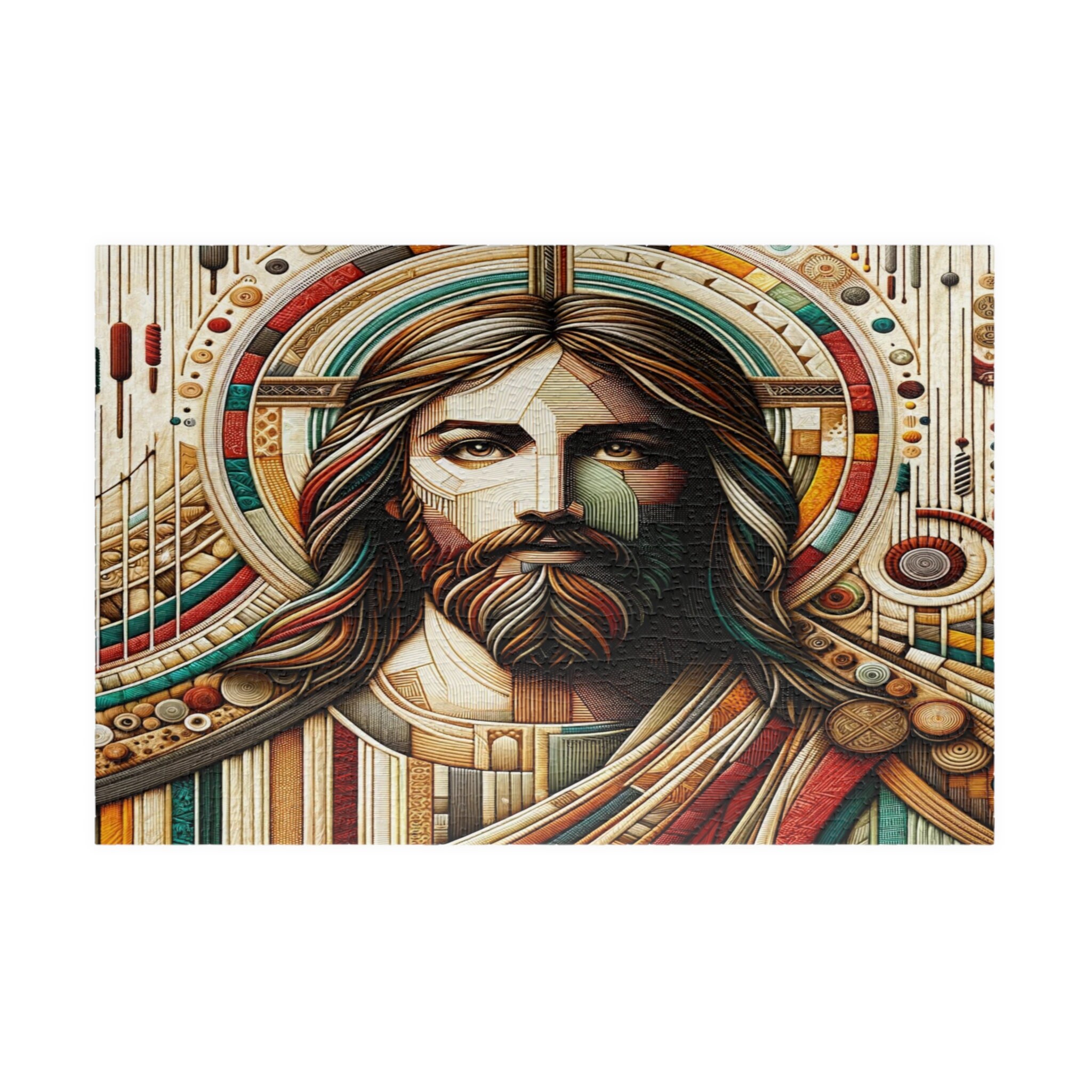 Jesus Christ Art Style Puzzle! Christ Puzzle, Bible Puzzle, Jesus ...
