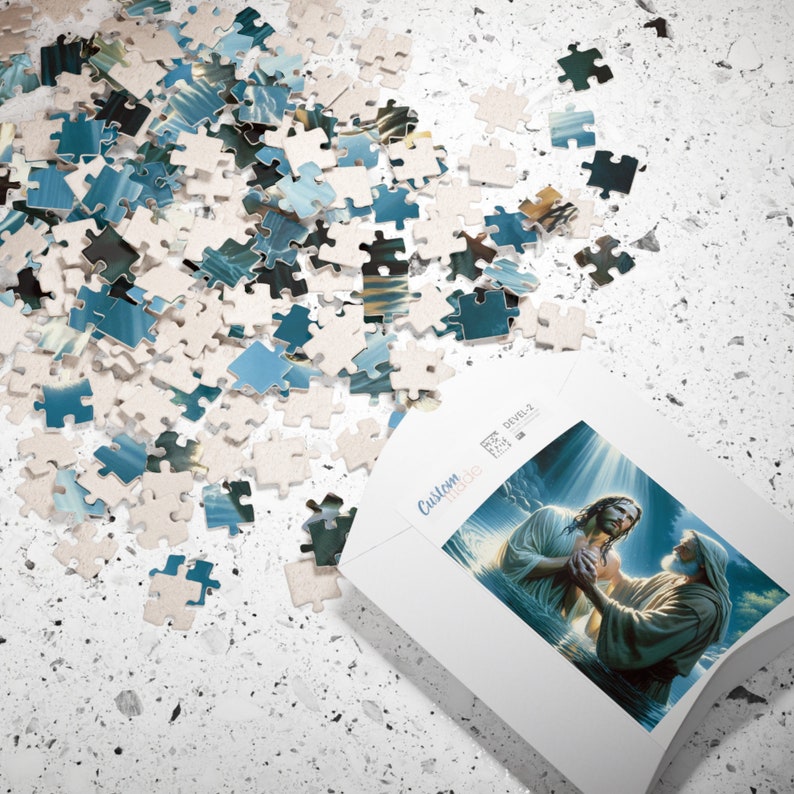 Jesus is Baptized Puzzle - John the Baptist Puzzle, Easter Puzzle ...