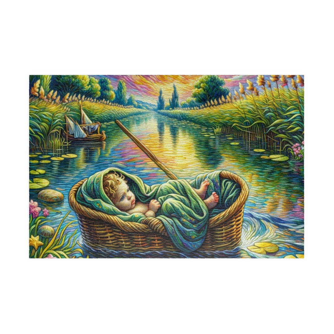 Moses Puzzle - Christian Puzzle, Easter Puzzle, Christ Puzzle, Bible ...