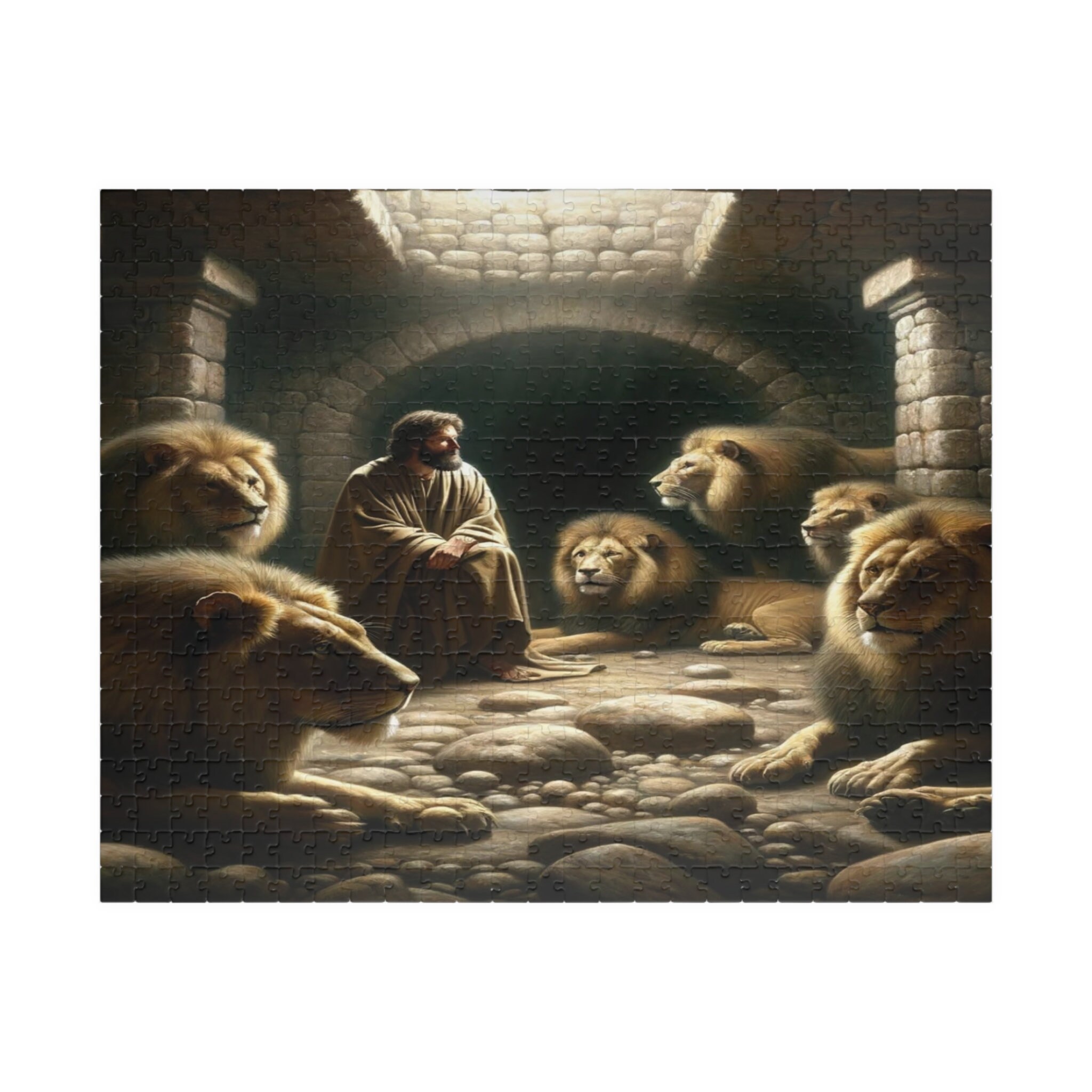 Daniel in the Lions Den Puzzle - Christ Puzzle, Bible Puzzle, Jesus ...