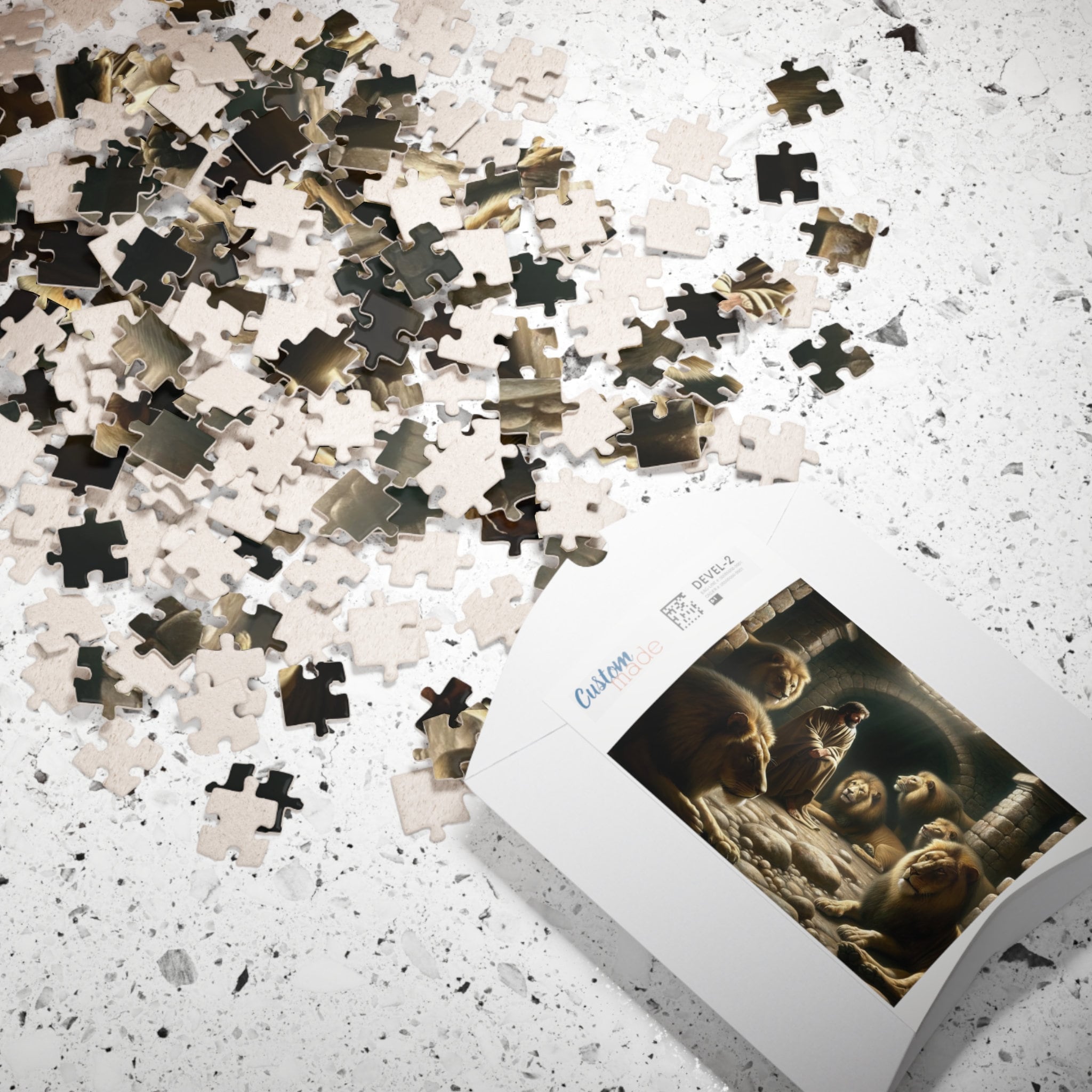 Daniel in the Lions Den Puzzle Christ Puzzle, Bible Puzzle, Jesus ...