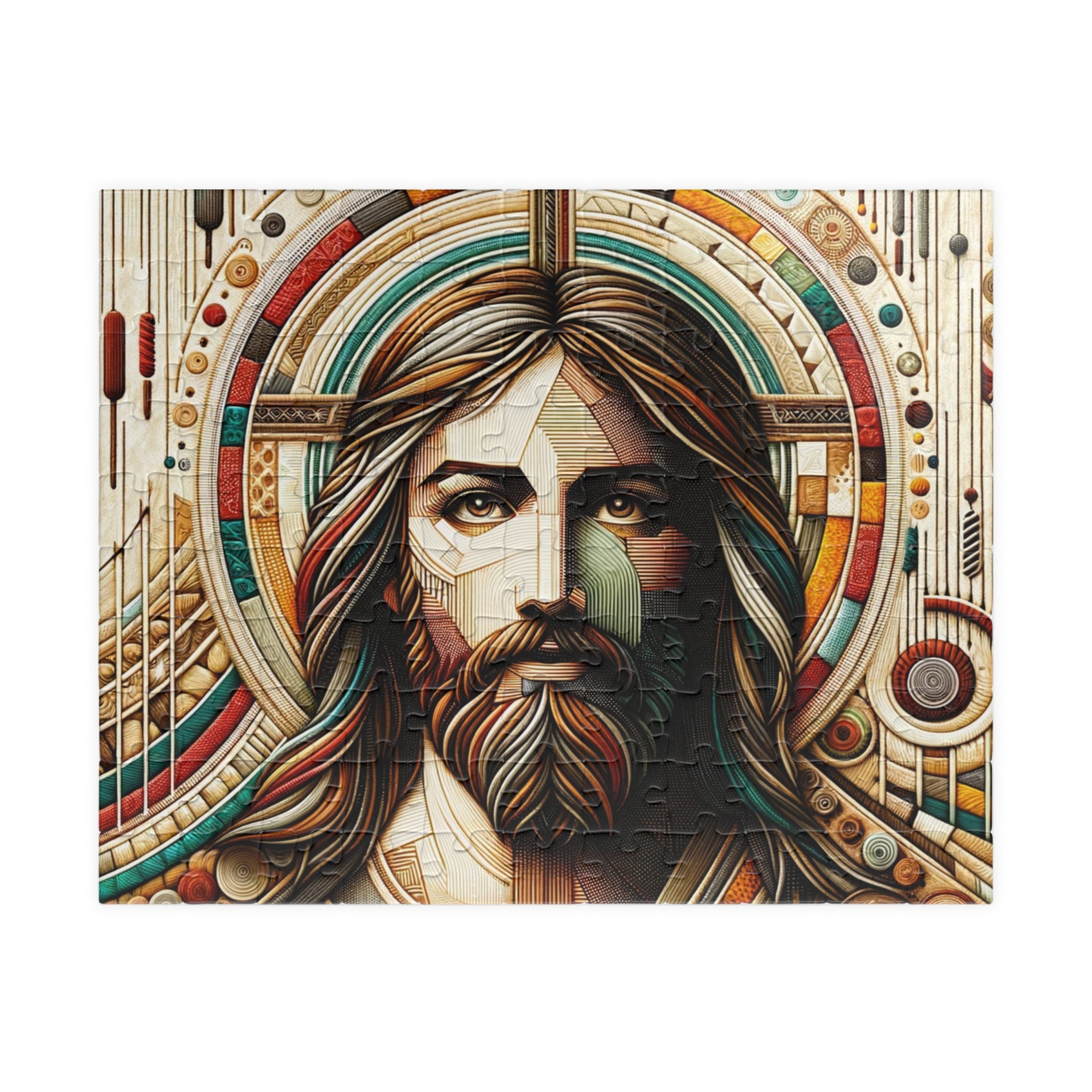 Jesus Christ Art Style Puzzle! Christ Puzzle, Bible Puzzle, Jesus ...