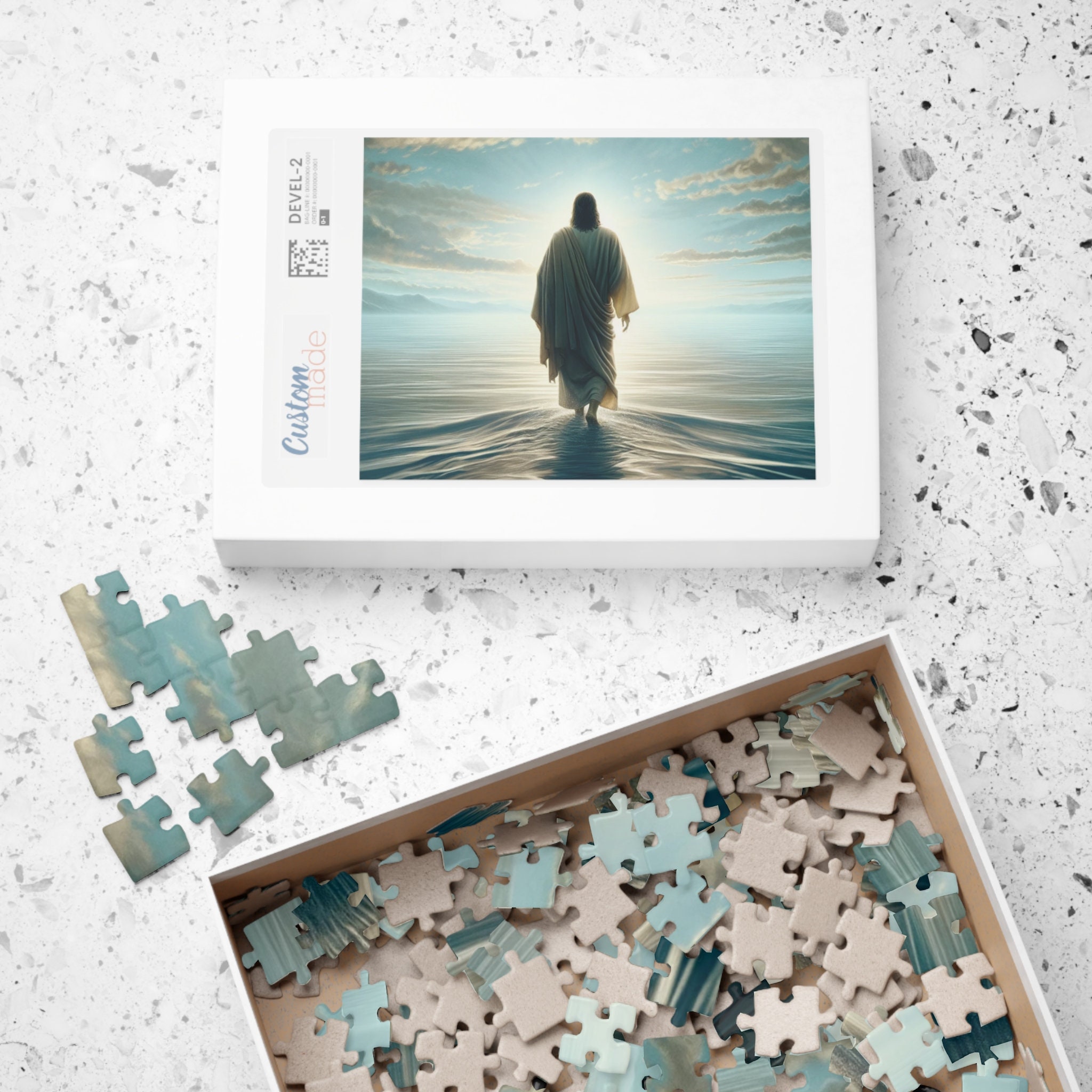 Jesus Walks on Water Puzzle Christ Puzzle, Bible Puzzle, Jesus Puzzle ...