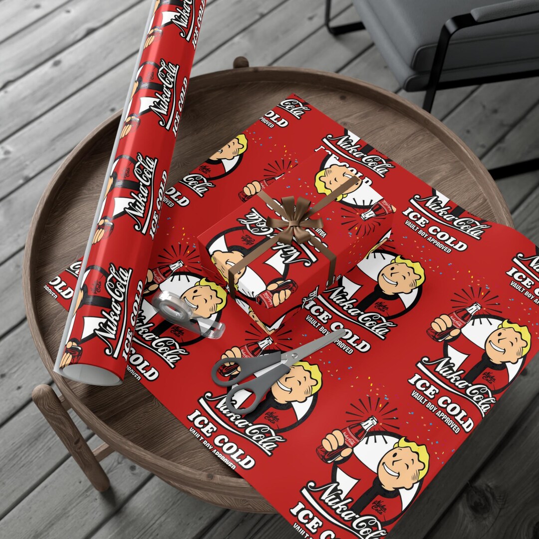 Fallout Fault Boy Gift Wrapping Paper Pip Boy Fallout Birthday Wrapping ...