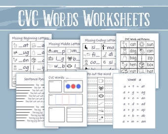 Phonics Centers and Worksheets-cvc Secret Words. Preschool ...