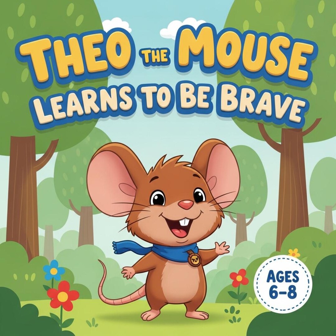 Theo the Mouse Picture Book – Kids' Story About Bravery (ages 6-8) - Etsy