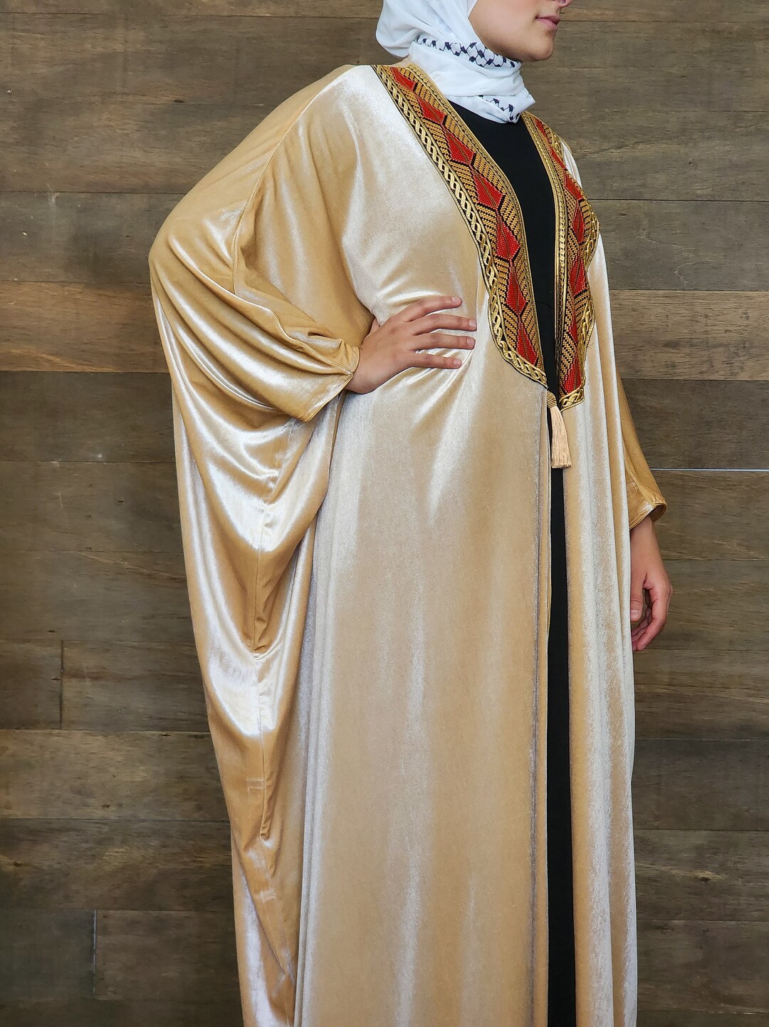 Velvet Bisht - Etsy
