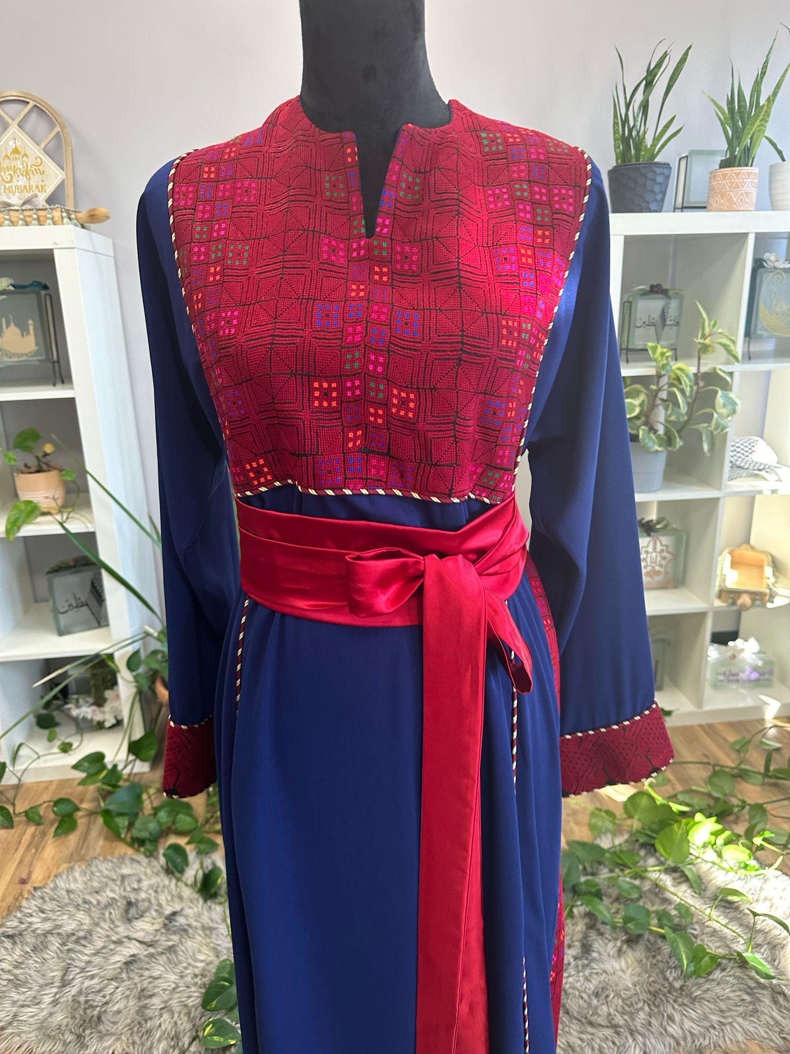 Handmade Tatreez Thobe With Matching Belt - Etsy