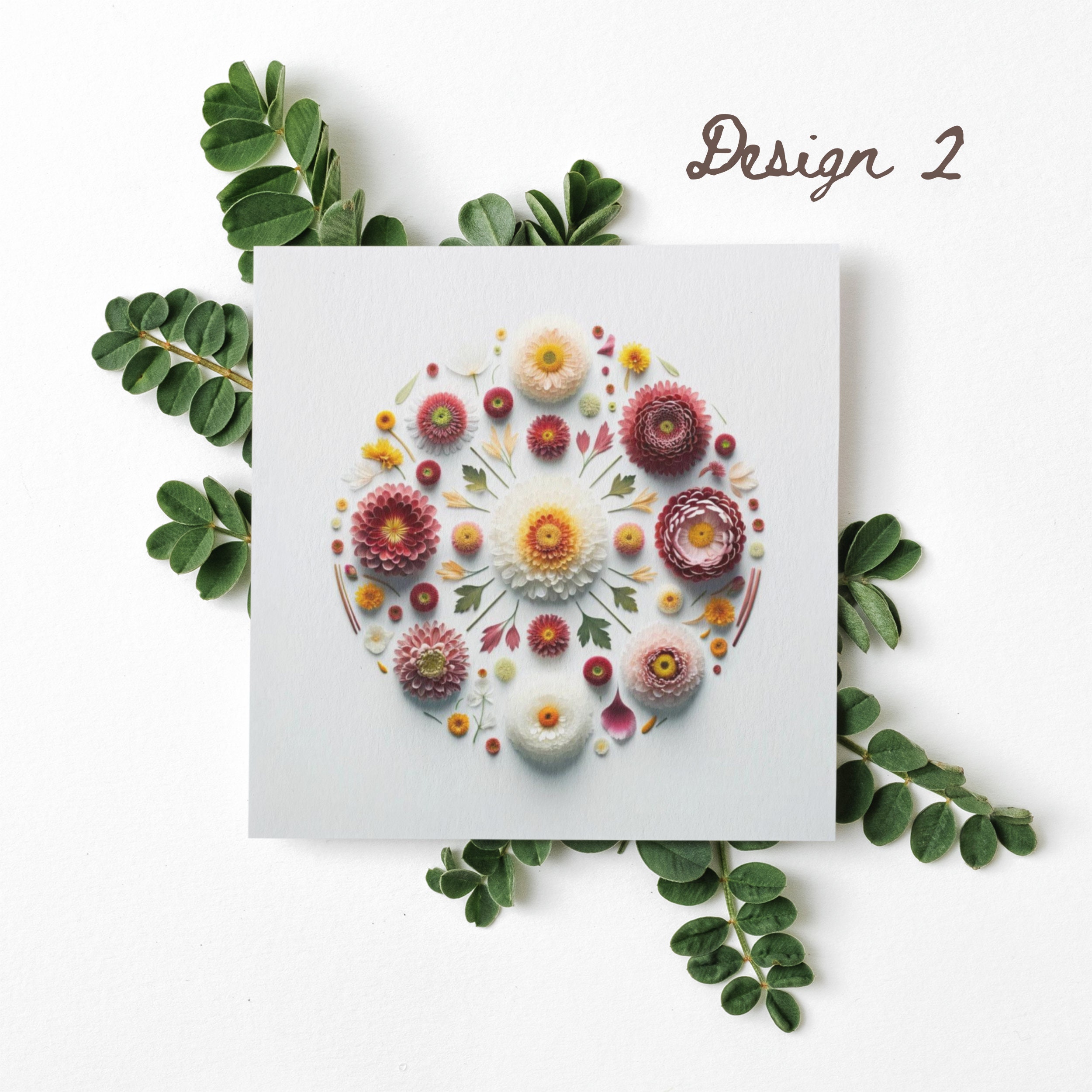 Personalized November Birth Flower Art Print Pressed Flowers ...