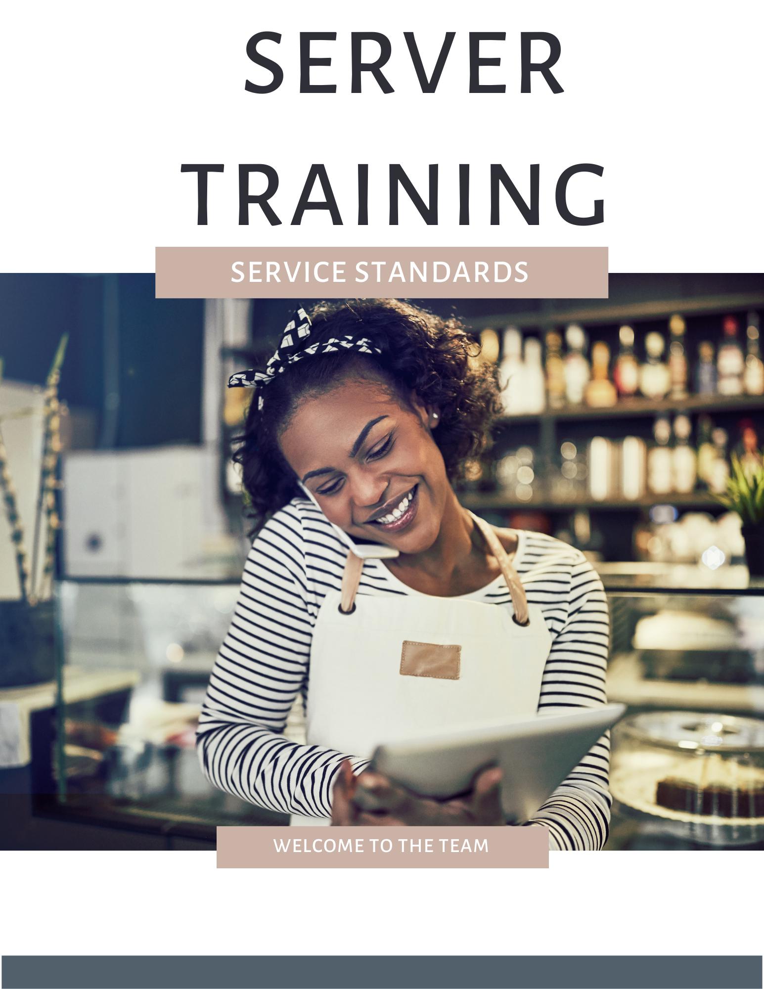 Server Training Program - Etsy