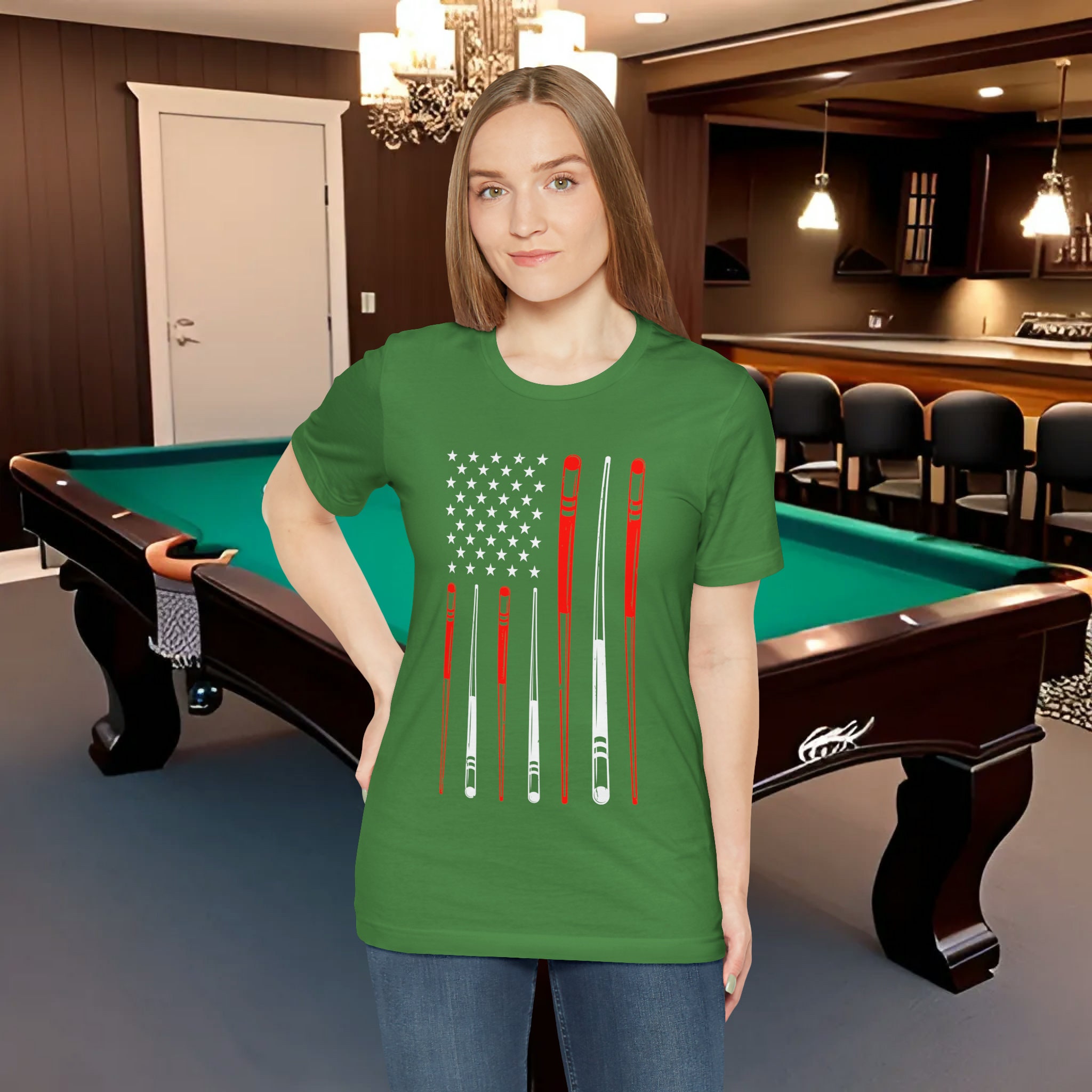 American Flag Pool Shirt,pool Gift,pool Player Gift,coach Gift,pool ...