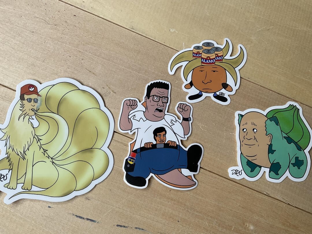 Arelonmonsters Sticker Set Pack ~ King of the Hill / Pokemon Crossover ...