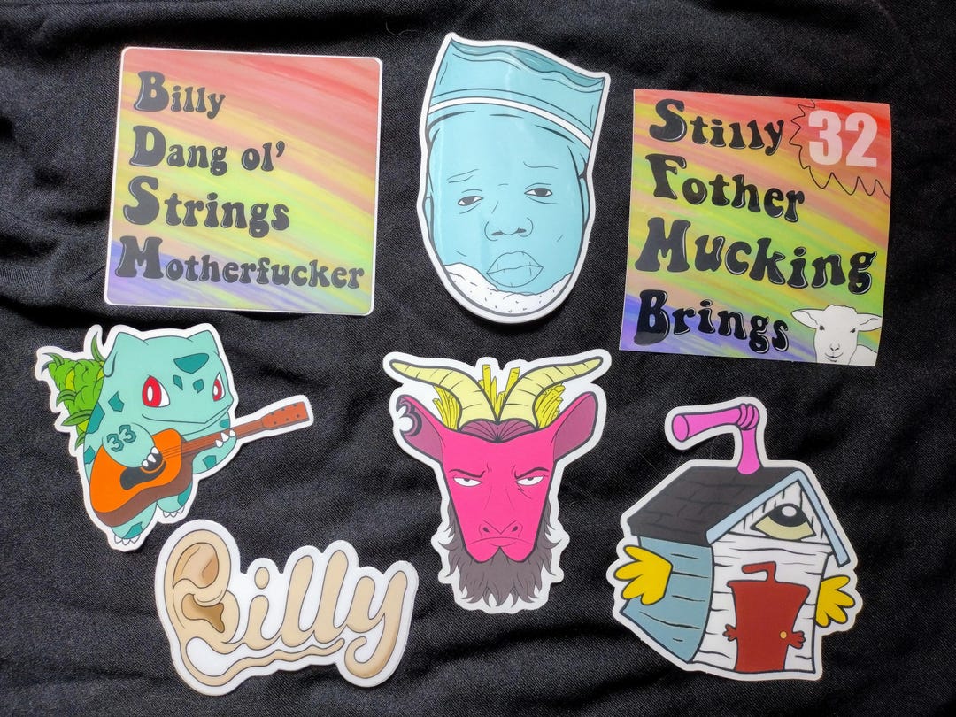 Billy Strings Sticker Pack - Etsy