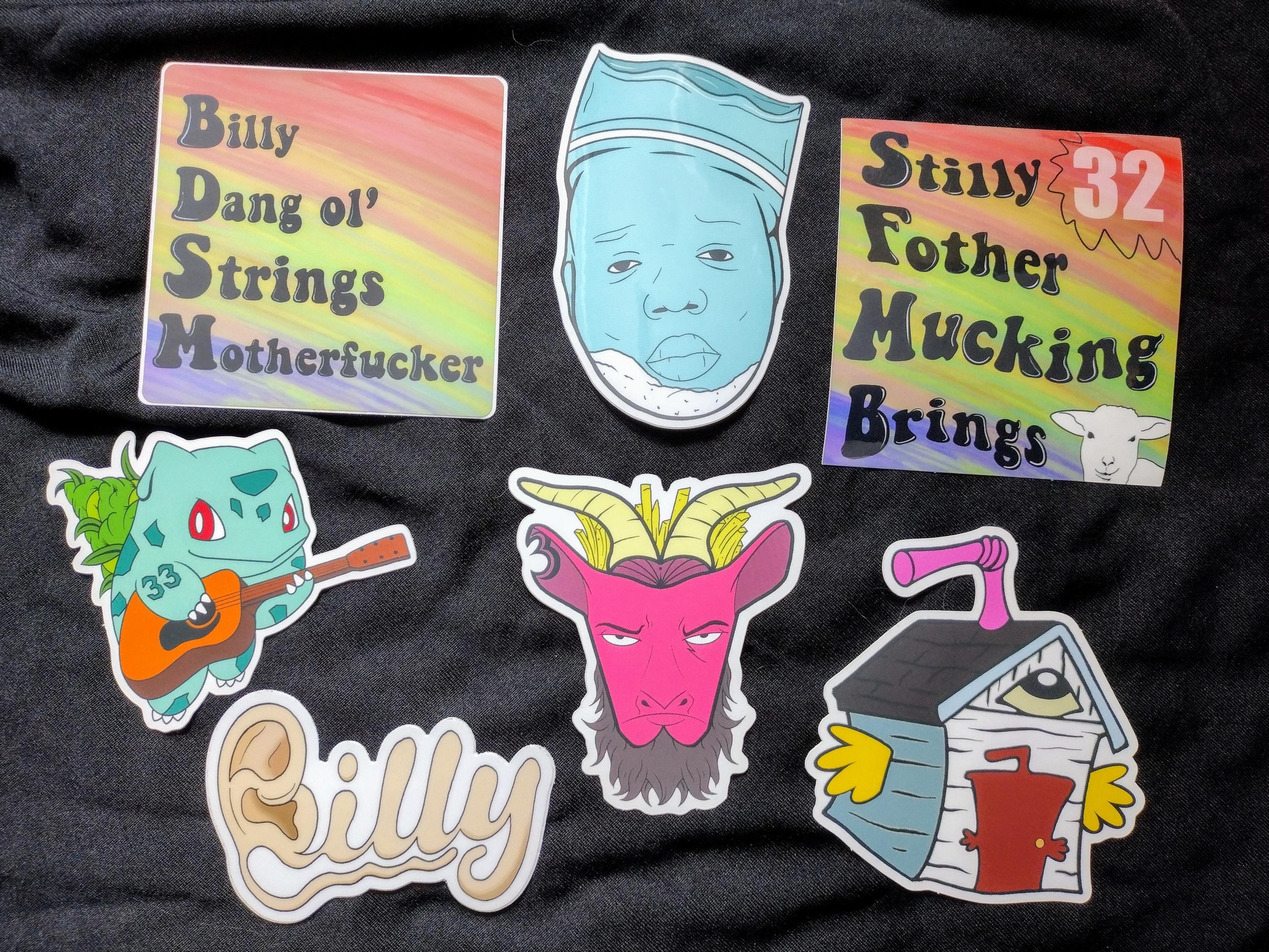 Billy Strings Sticker Pack - Etsy