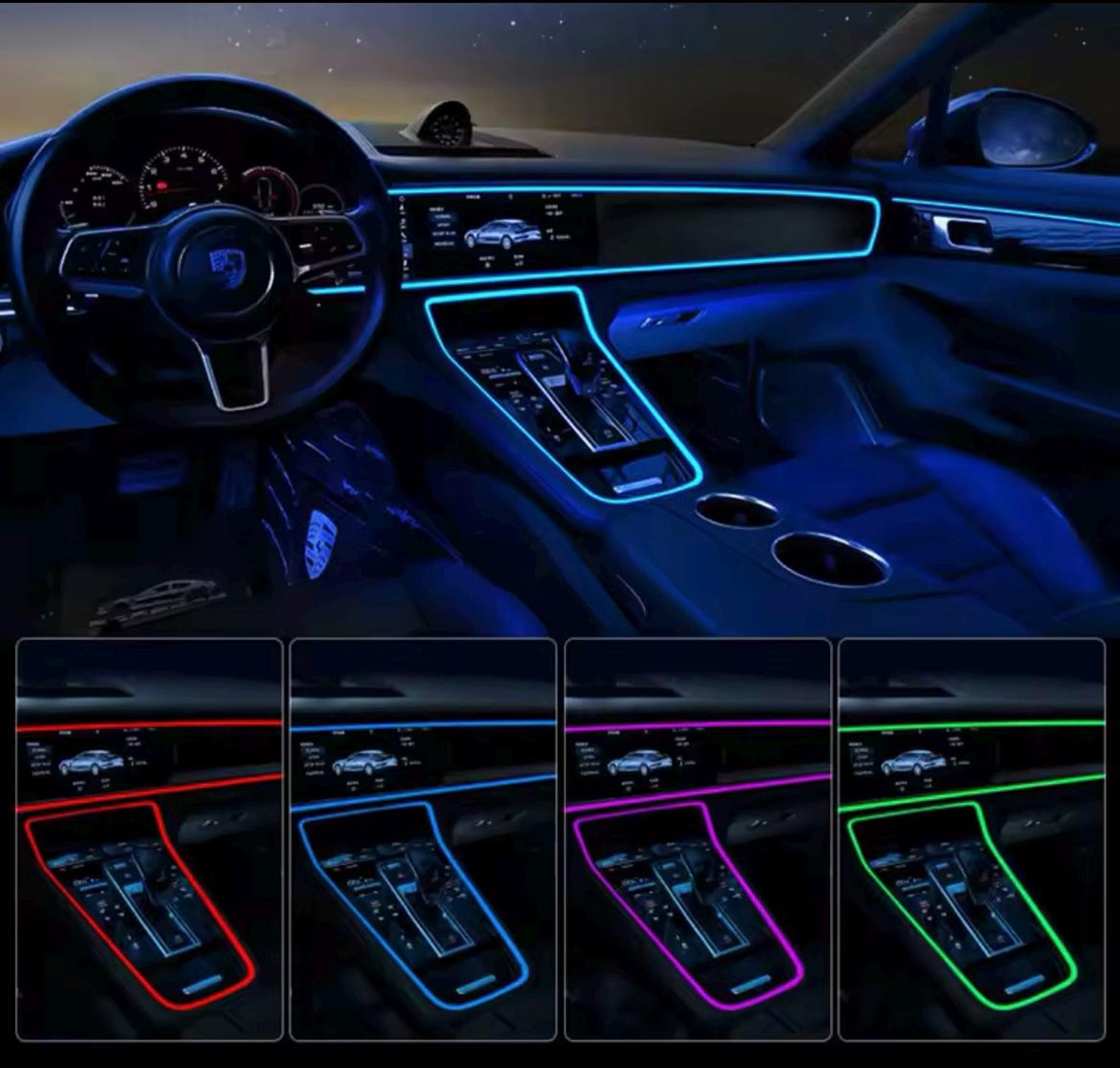 LED Light for Car Ambient Lighting - Etsy