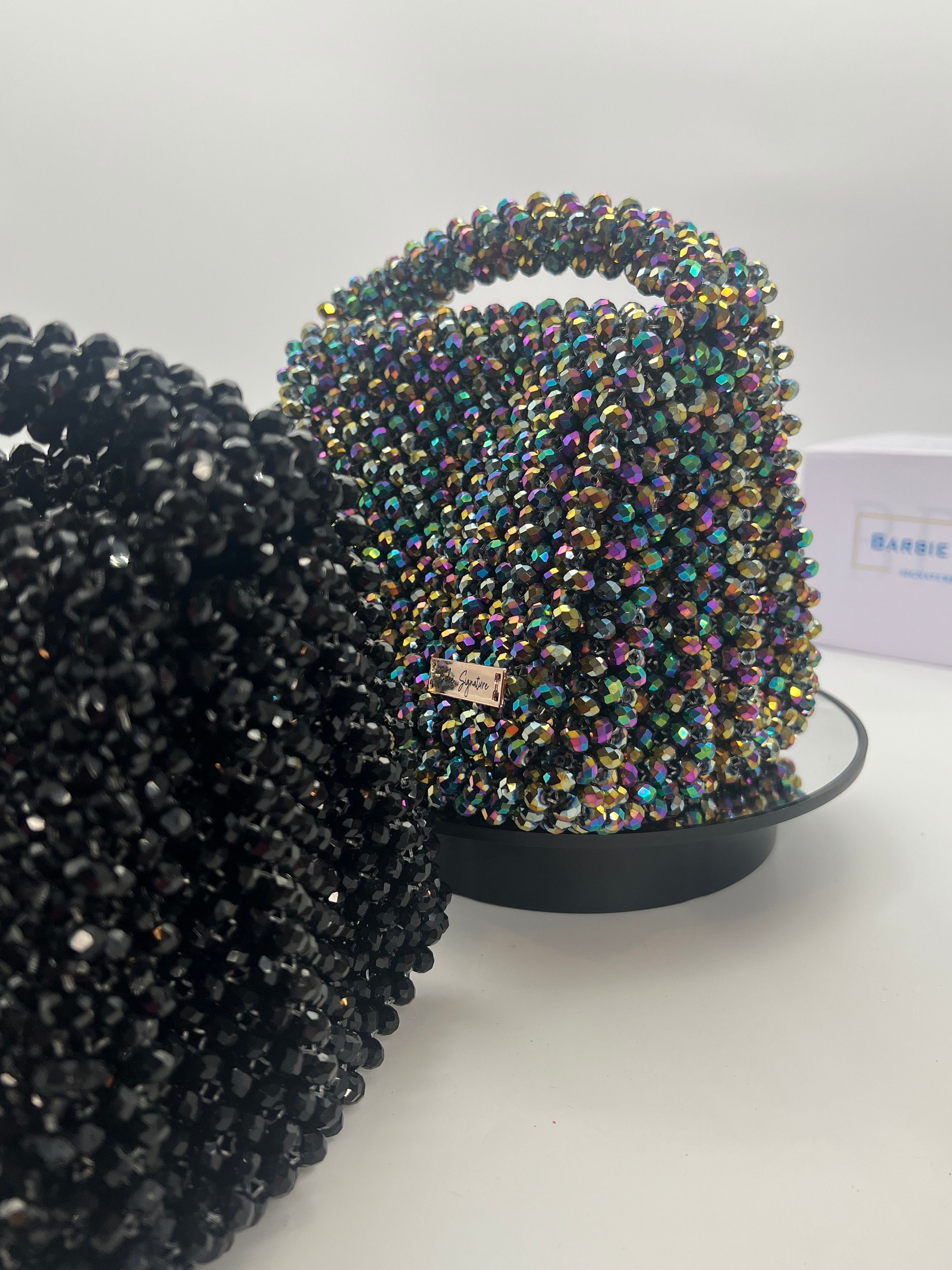 Crystal Beaded Handbag: Luxury Women's Purse - Etsy