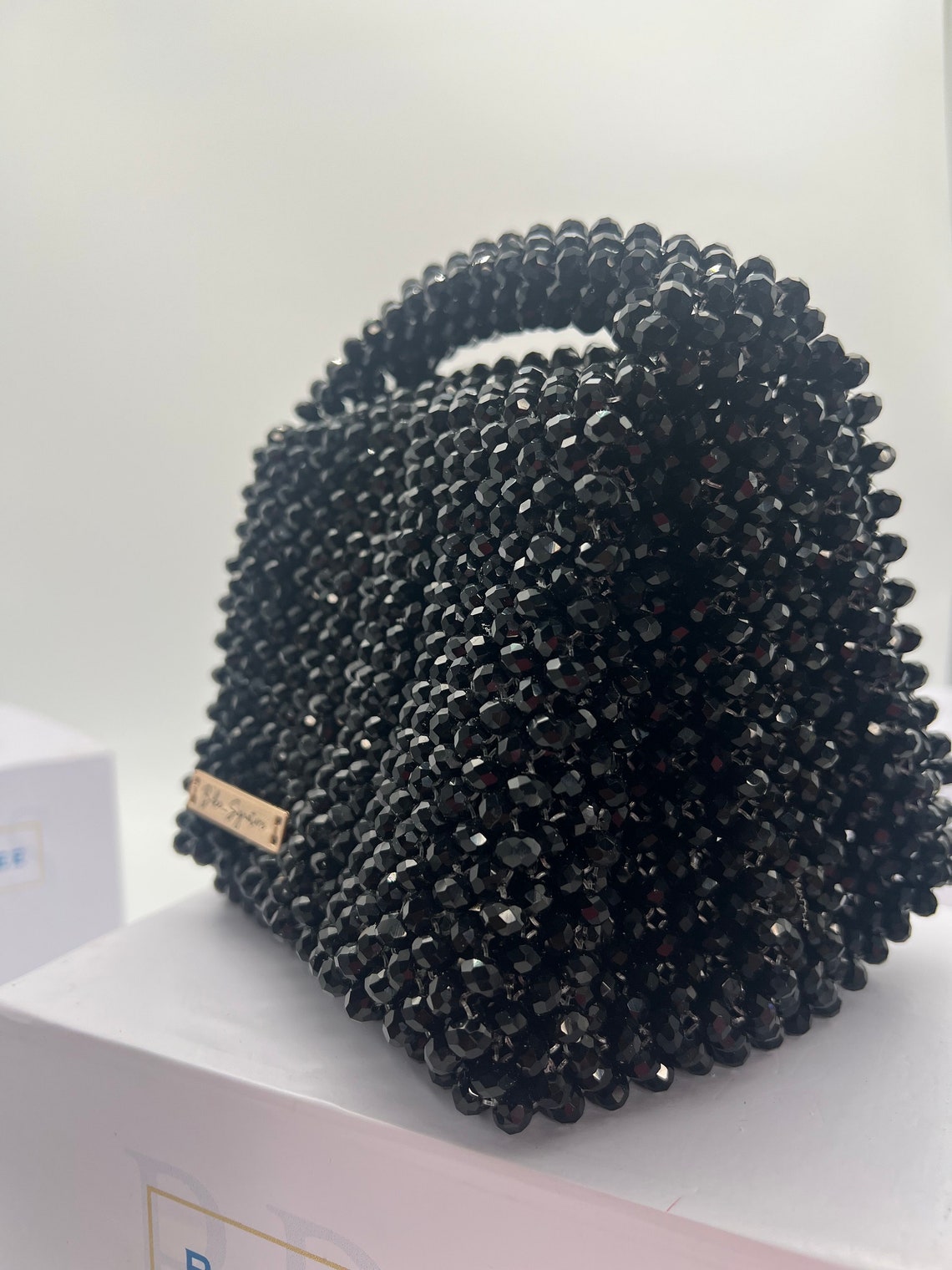 Crystal Beaded Handbag: Luxury Women's Purse - Etsy