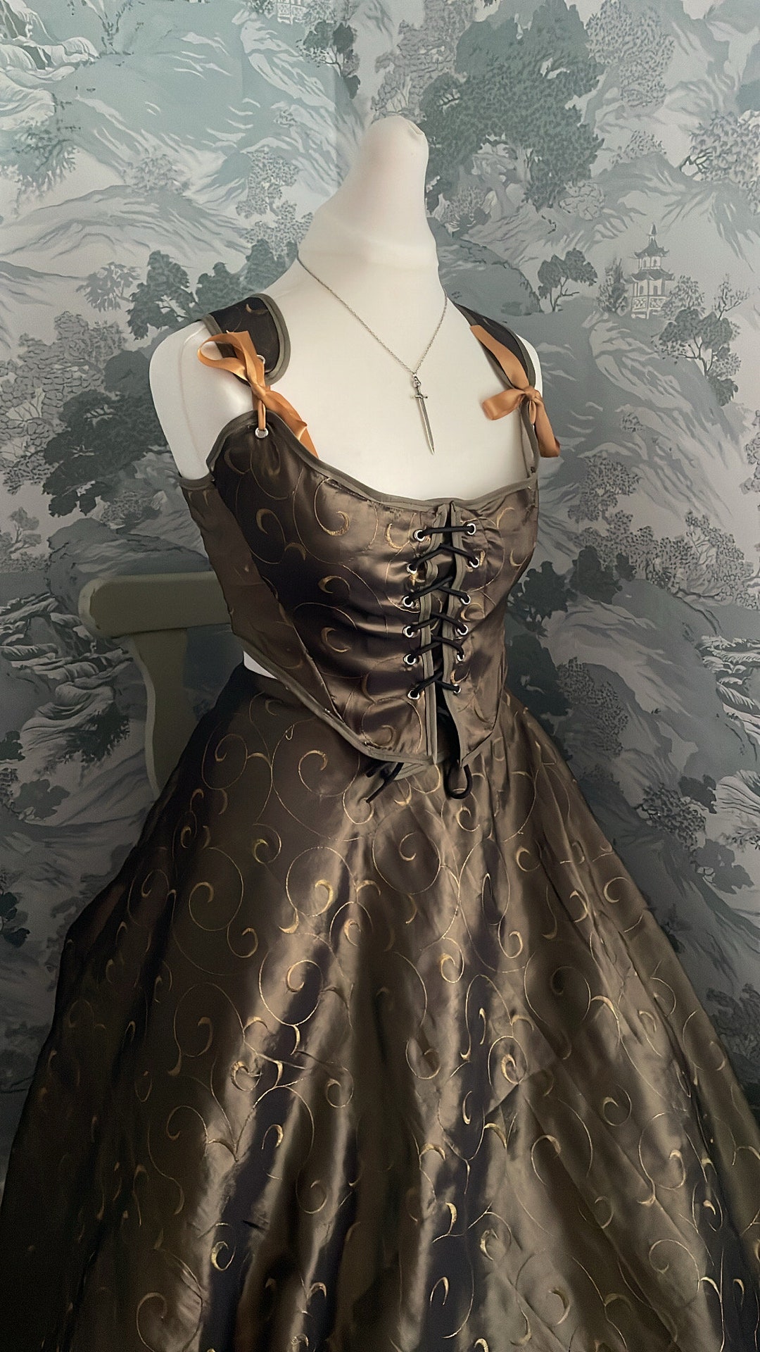 The Aurora Front Laced Corset - Etsy