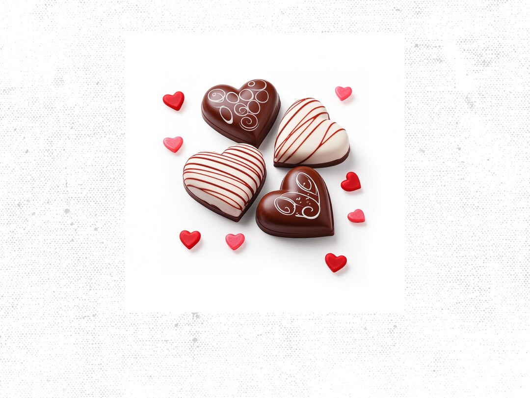 Clipart Valentine's Day Chocolates Clipart PNG Files Instant Download ...