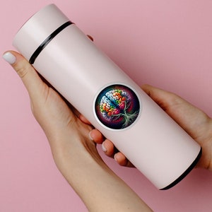 Psychedelic Brain Tree Sticker - Cosmic Mind Vinyl Decal - Neuro Art ...