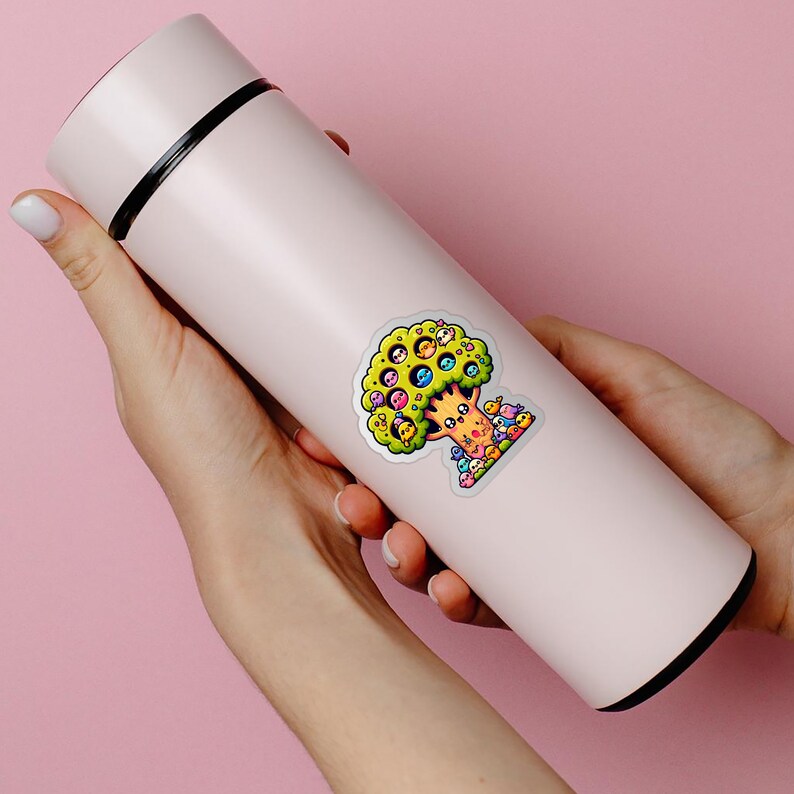 Playful Tree Sticker, Cute Animal Tree Vinyl, Whimsical Kids Room Decor ...