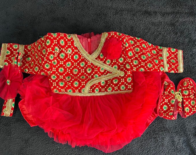 Nepali Pasni Dress for Baby Girl/baby Weaning Ceremony /rice Feeding ...