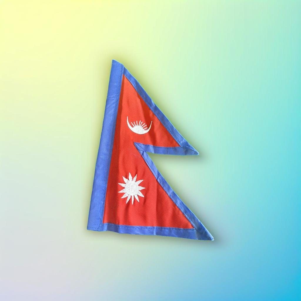 Nepali Flag | Nepal Flag With Stand - Etsy