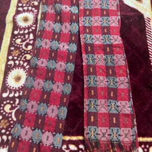 Nepali Dhaka Khada: Ceremonial Print Scarf - Etsy