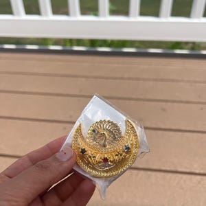 Gold Plated Hair Pin Chandrama / Hair Accesories / Gold Plated ...