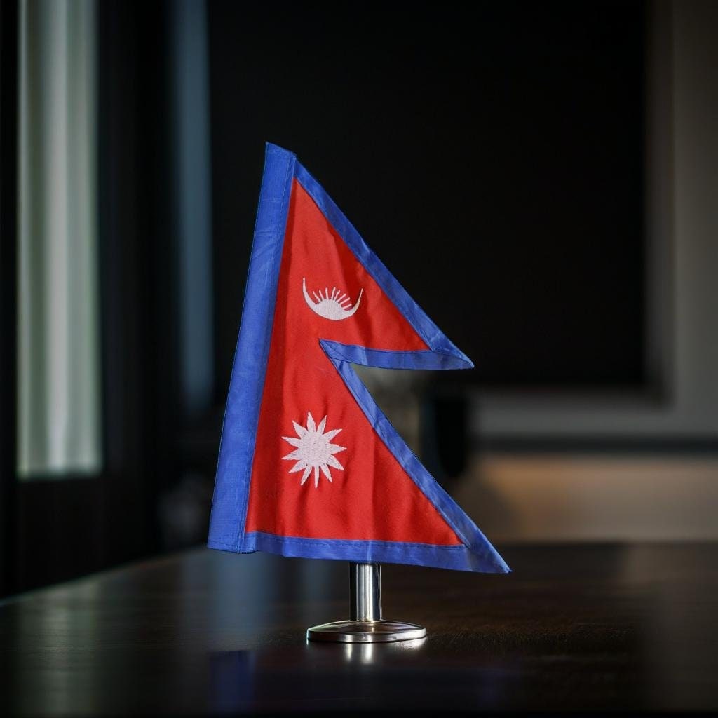 Nepali Flag | Nepal Flag With Stand - Etsy